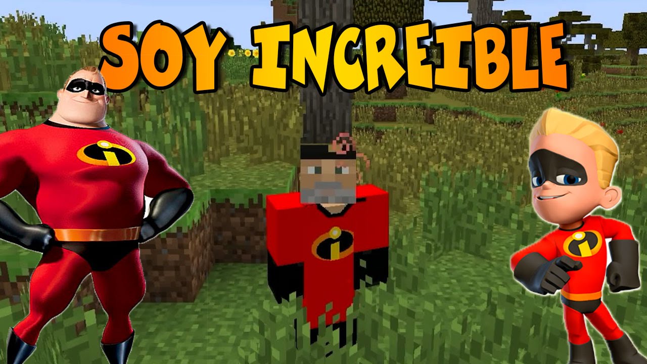 Soy Increible Incredibles Mod Minecraft Mod Review Youtube