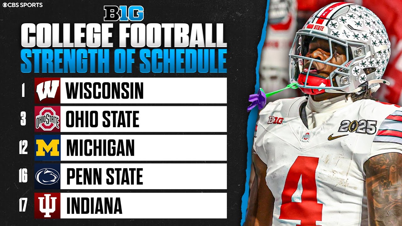 Ohio State, Michigan, Penn State—WHO Has the Easiest Path to the Big ...