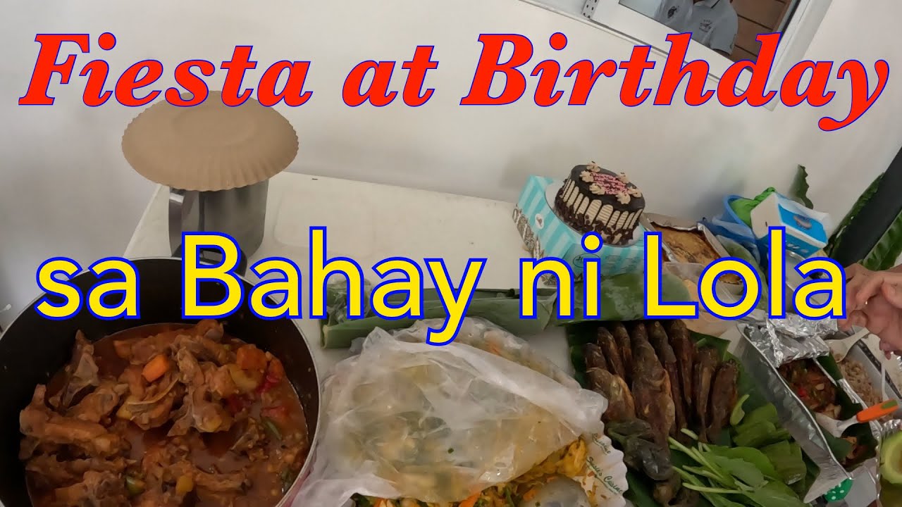 Ep 171: Fiesta at Birthday sa Bahay ni Lola, kainan at inuman! - YouTube