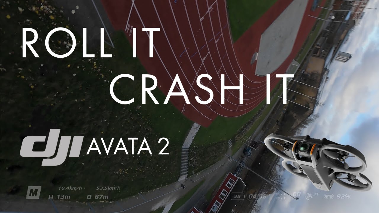 Beginner FPV | Stadium Freestyle + Crash | AVATA 2 - YouTube