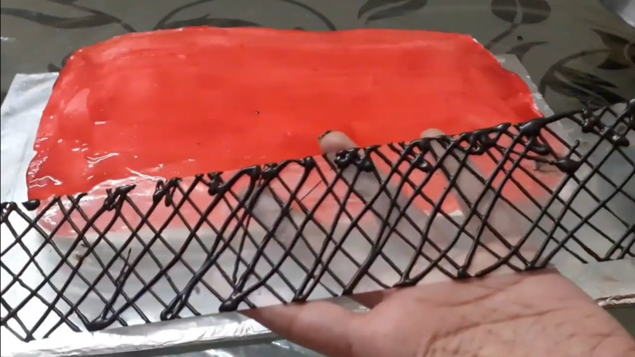 simple cake decoration | strawberry cake | rectangle cake decoration ...