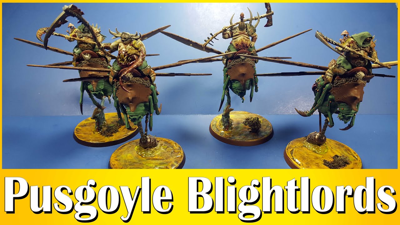 Joyful Painting - Pusgoyle Blightlords - Lots of detail - YouTube