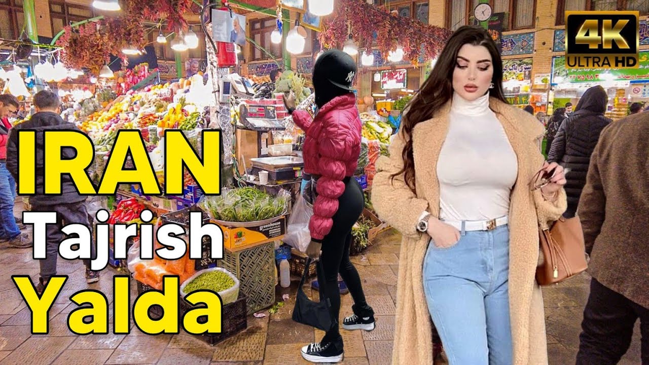 Yalda Night Magic at Tajrish Old Bazaar | Tajrish Walk & Street Music ...