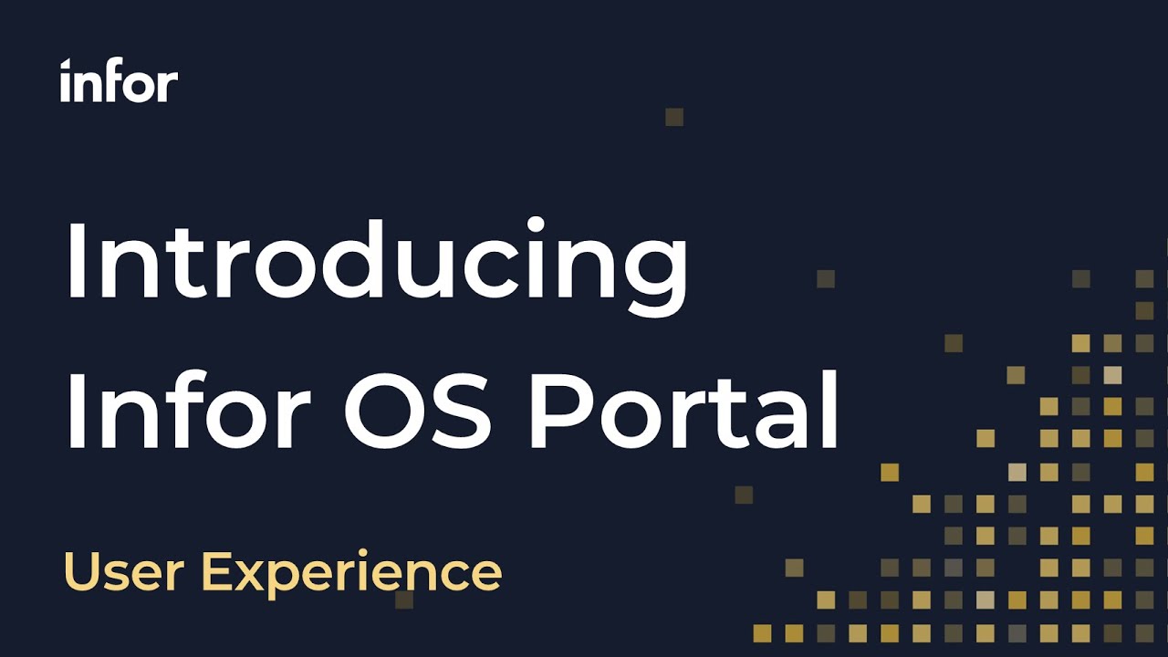 Simplify Your Workday with Infor OS Portal - YouTube