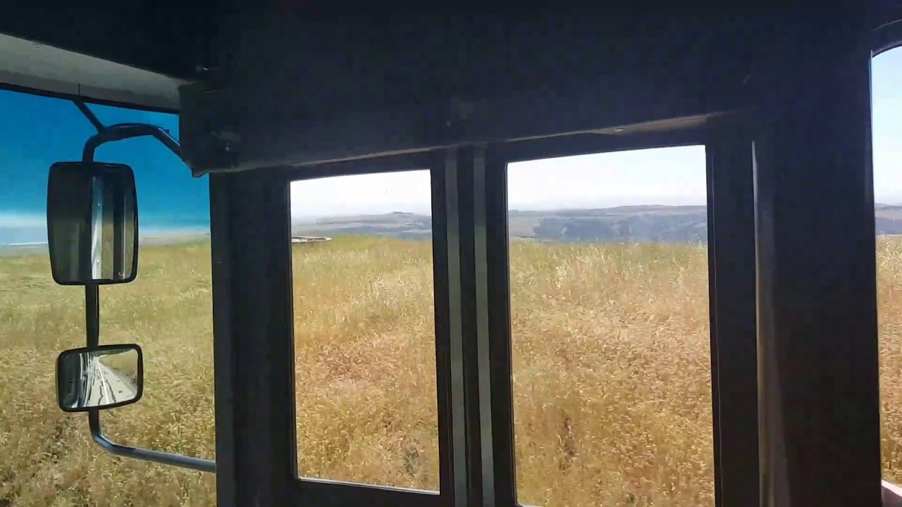 Hearst Castle bus ride - YouTube