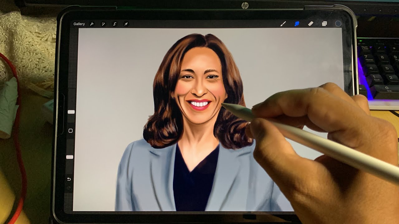 Easy to use the smart pencil to making the digital art on procreate pro ...