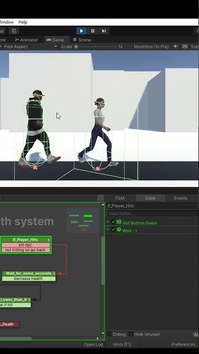 Interactive NPC made with unity and playmaker#madewithunity - YouTube