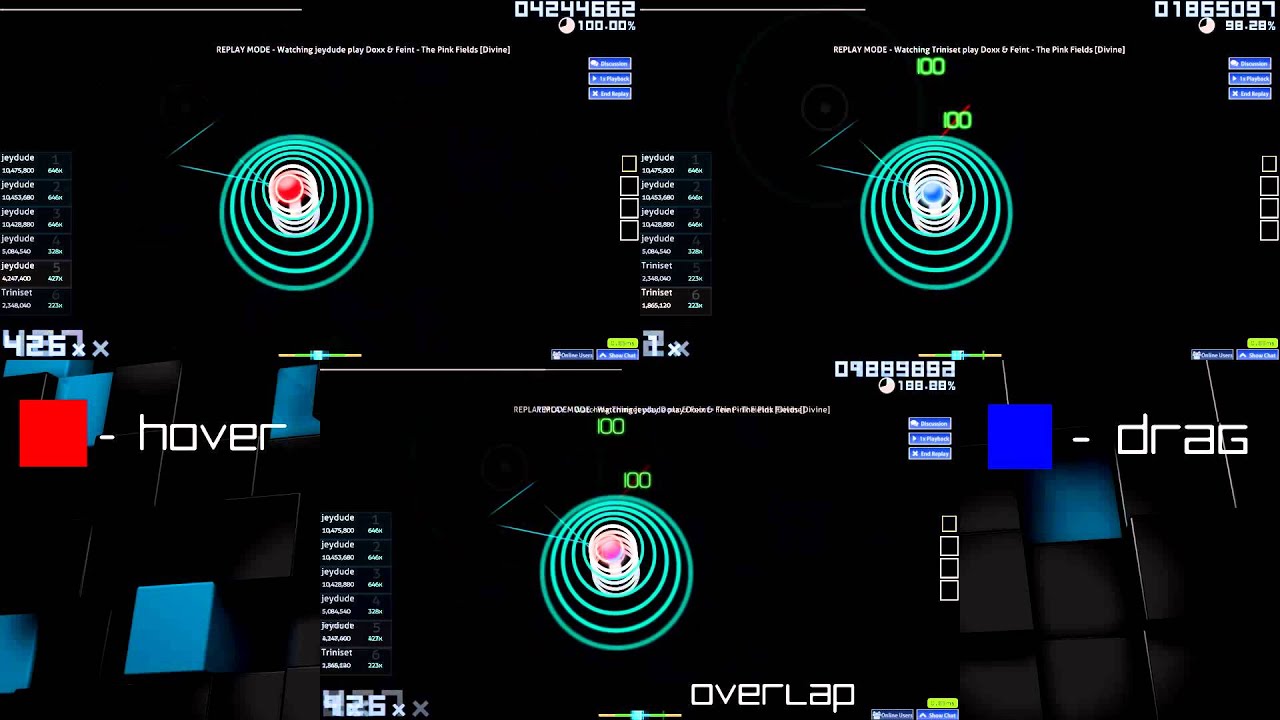 [osu!] Drag vs Hover (REUPLOADED) - YouTube