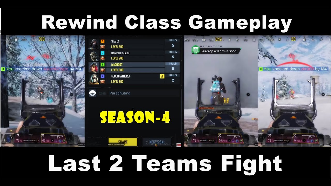 Cod Mobile: Mobile Season 4 Br-Isolated Rewind Class Gameplay Fight ...