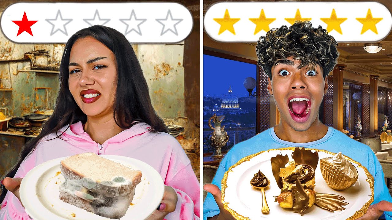 WORST vs BEST RATED FOOD!! - YouTube