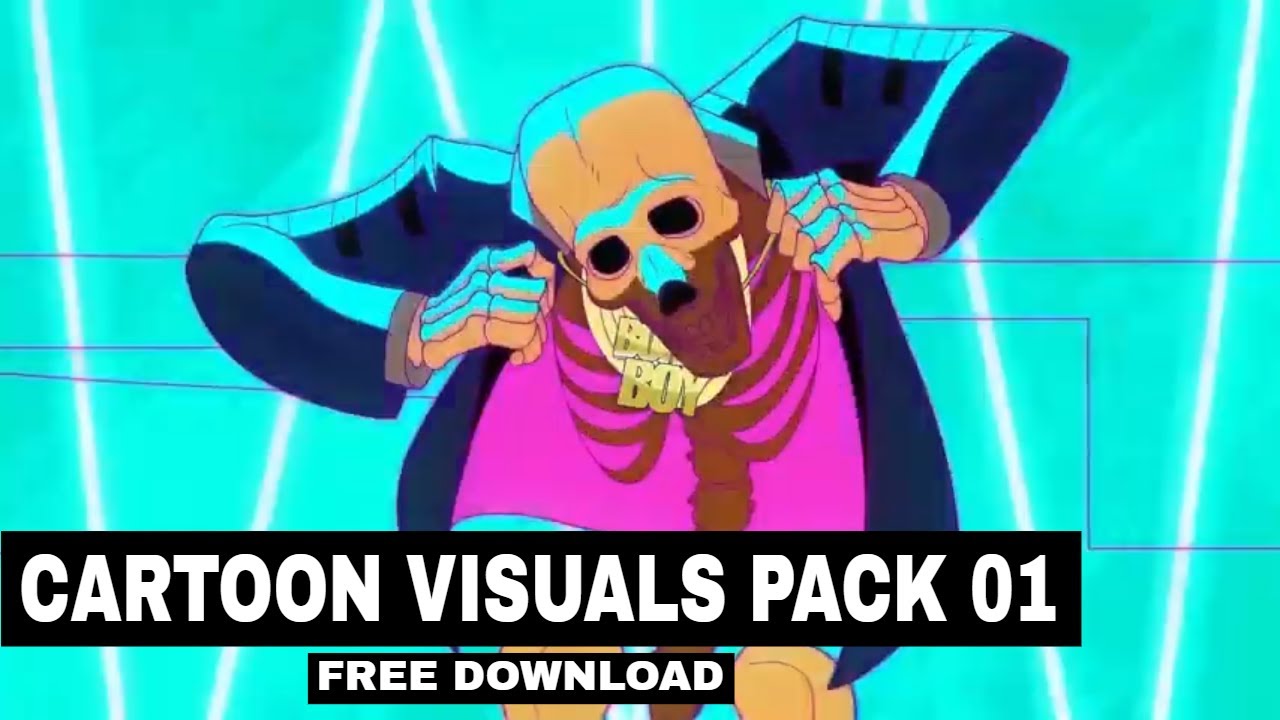 CARTOON ANIMATION VISUALS PACK - 01 FREE DOWNLOAD - YouTube
