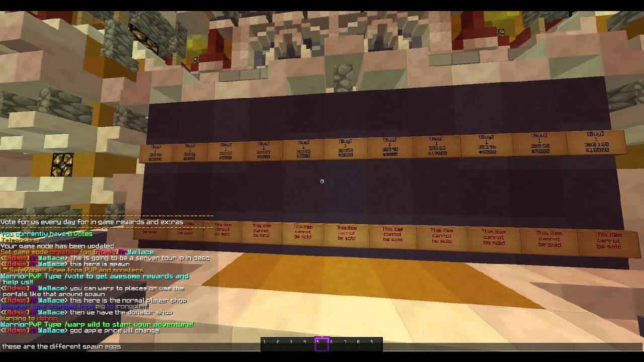 Minecraft Server Tour - YouTube