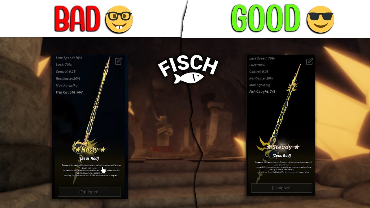 New Update For The ZEUS ROD In Fisch Roblox .. - YouTube