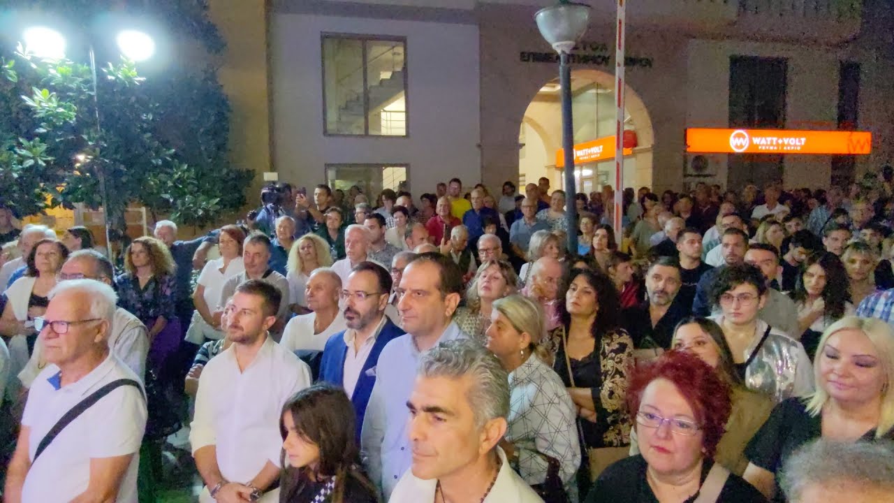 Αλεξανδρούπολη: Εγκαίνια εκλογικού κέντρου Βαγγέλη Λαμπάκη - YouTube
