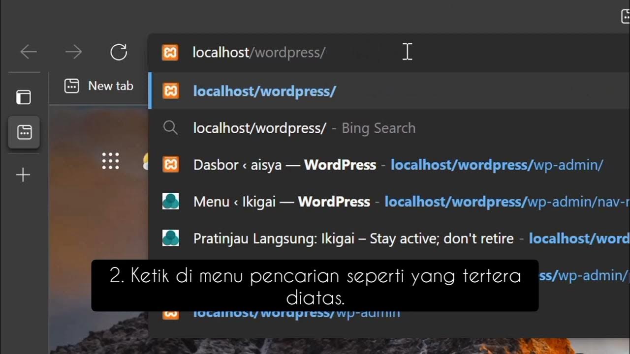 Tutorial membuat web portfolio menggunakan wordpress - YouTube