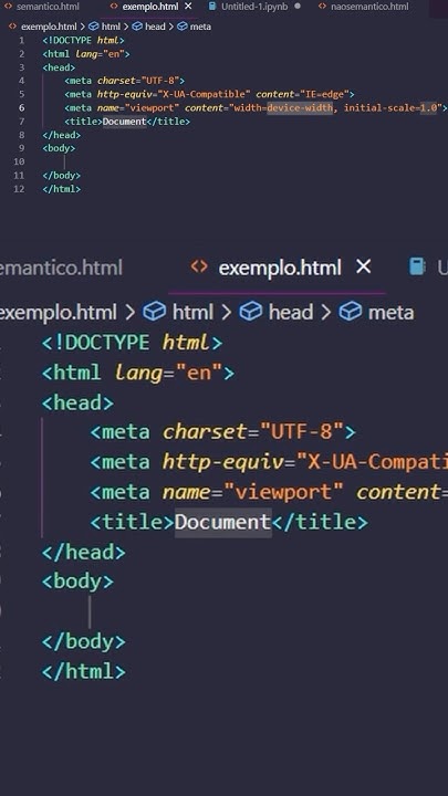 Atalho no Visual Code para criar um HTML #frontend #html - YouTube