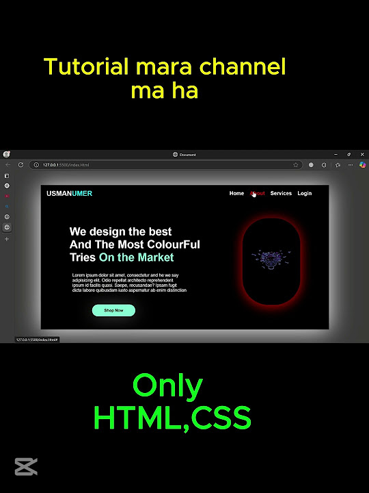 Monster Design | Only HTML,CSS | #coding #webdesign #foryou #viralshort #viralshorts # ...