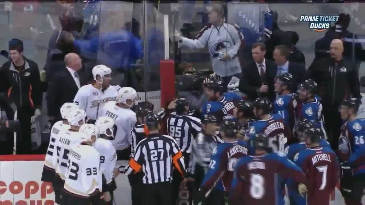 Patrick Roy goes insane & John Tortorella gets angry! 10/15/2013 - YouTube