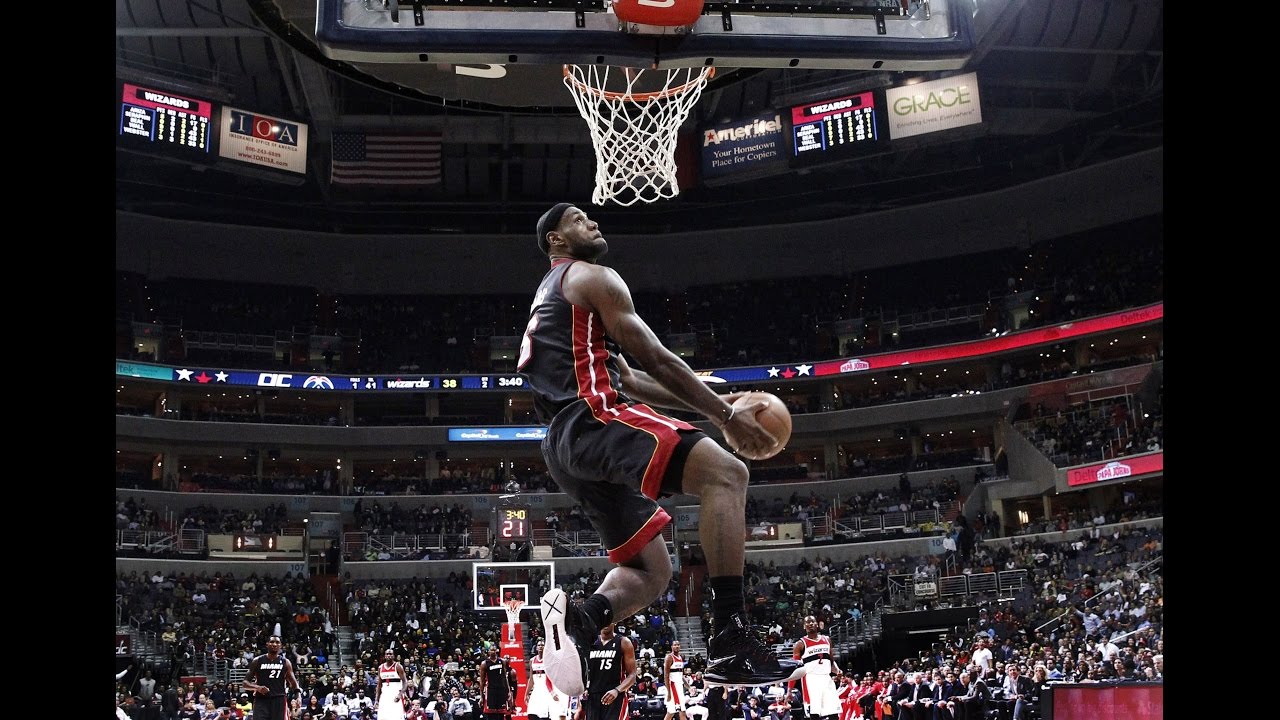 LeBron Reverse Dunks Collection - YouTube