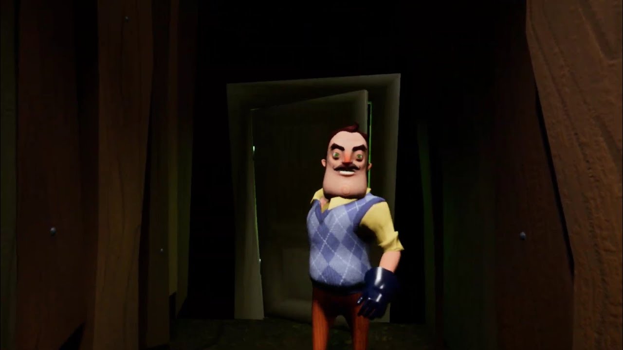 I FOUND NEIGHBORS SECRET IN HIS BASEMENT HELLO NEIGHBOR GAMEPLAY #2 ...
