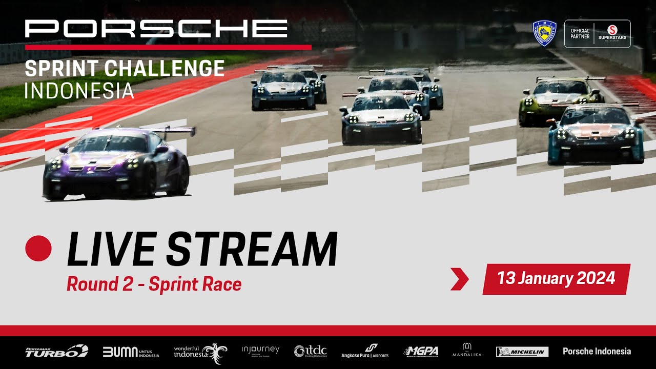 Porsche Sprint Challenge Indonesia - Sprint Race Round 2 - YouTube