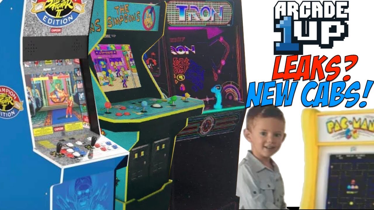 S2E9 Arcade1UP New Cabinets! Tron, Simpsons, Street Fighter II Big Blue ...