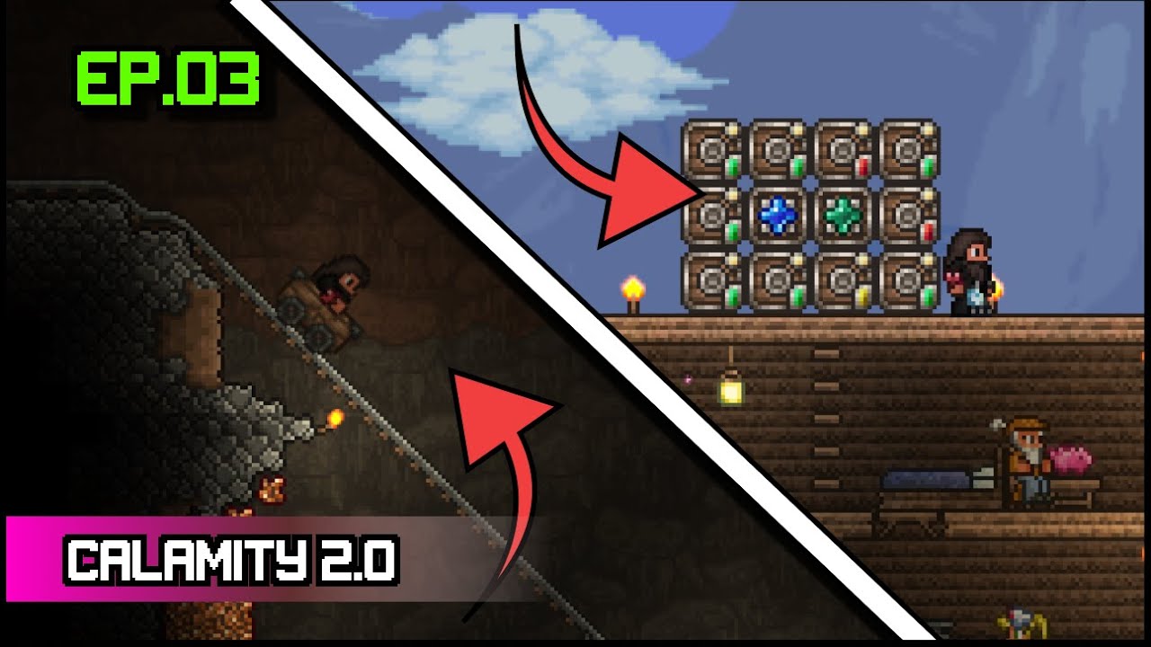 MUITA EXPLORAÇÃO E STORAGE! - Calamity 2.0 Mage EP. 03 - YouTube