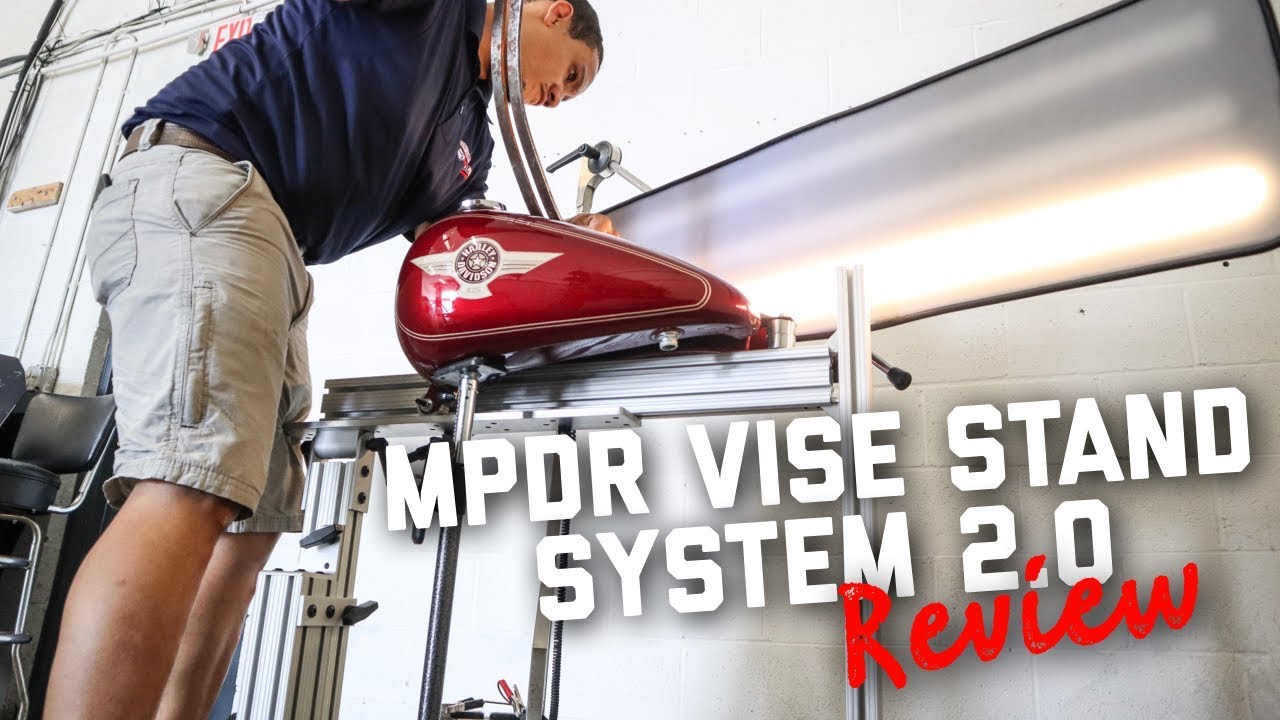My Review on the Motorcycle Tank Vise Stand System 2.0 from Ultra Dent ...