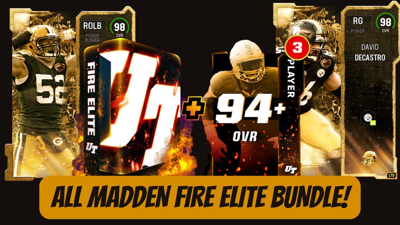 ALL MADDEN FIRE ELITE BUNDLE! IS THIS THE BEST VALUE BUNDLE OF THE YEAR ...