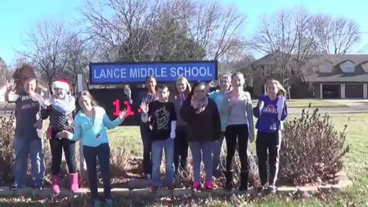 Lance Middle School - "Happy Hallways" - YouTube