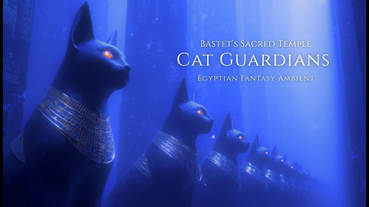 Hauntingly Beautiful Cat Guardians: Ancient Egyptian Ambient for Deep ...