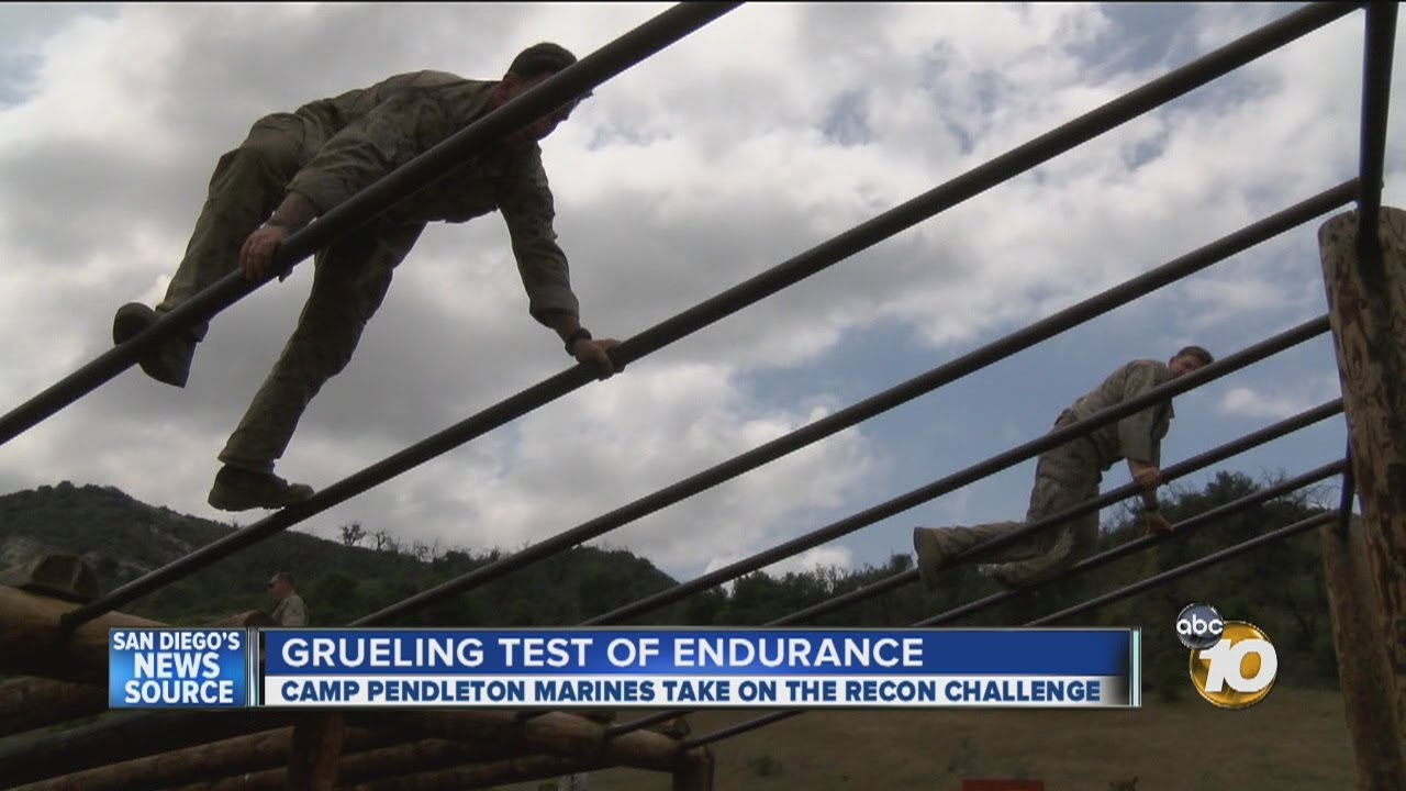 Camp Pendleton Marines take on Recon Challenge - YouTube