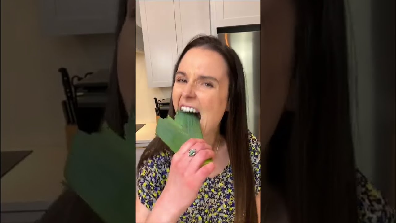 Scared of the LEEK?! #shorts #recipes #cooking - YouTube