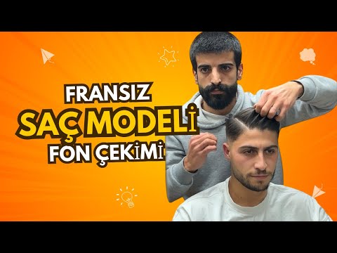 💈 FRANSIZ SAÇ MODELİ FÖN ÇEKİMİ 💈