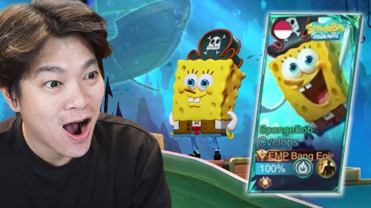 Review Skin Spongebob Cyclops - Mobile Legends - YouTube