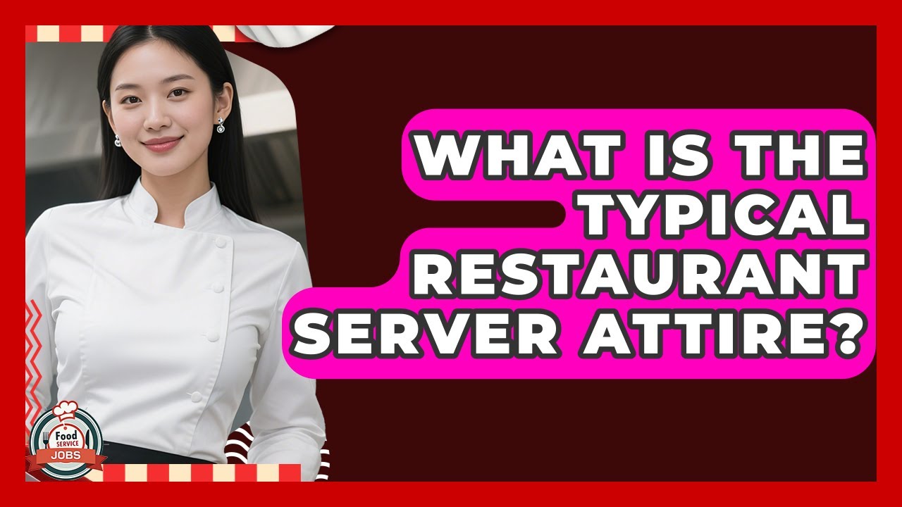 What Is the Typical Restaurant Server Attire? | Food Service Jobs - YouTube