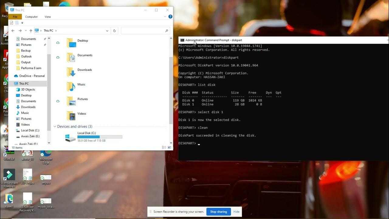 How To Format USB SD Card Hard Disk Using CMD - Best Method - YouTube