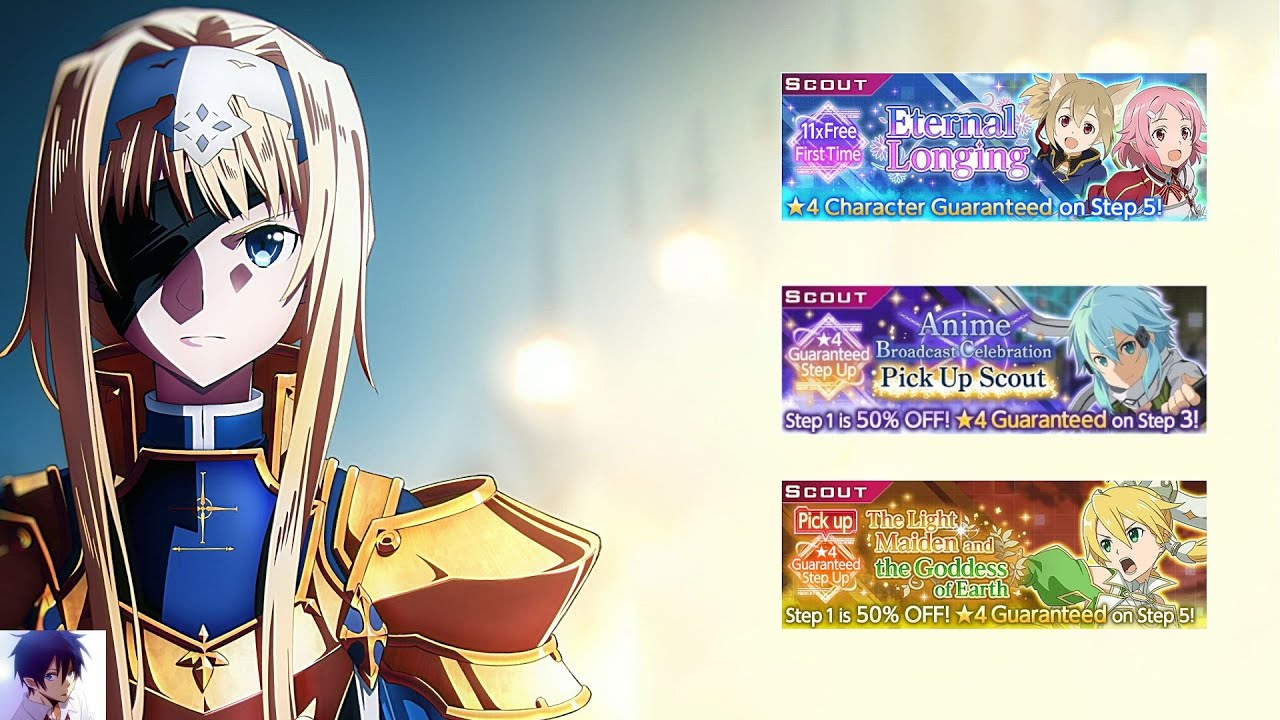 Sword Art Online Alicization Rising Steel: Eternal Longing Banner ...