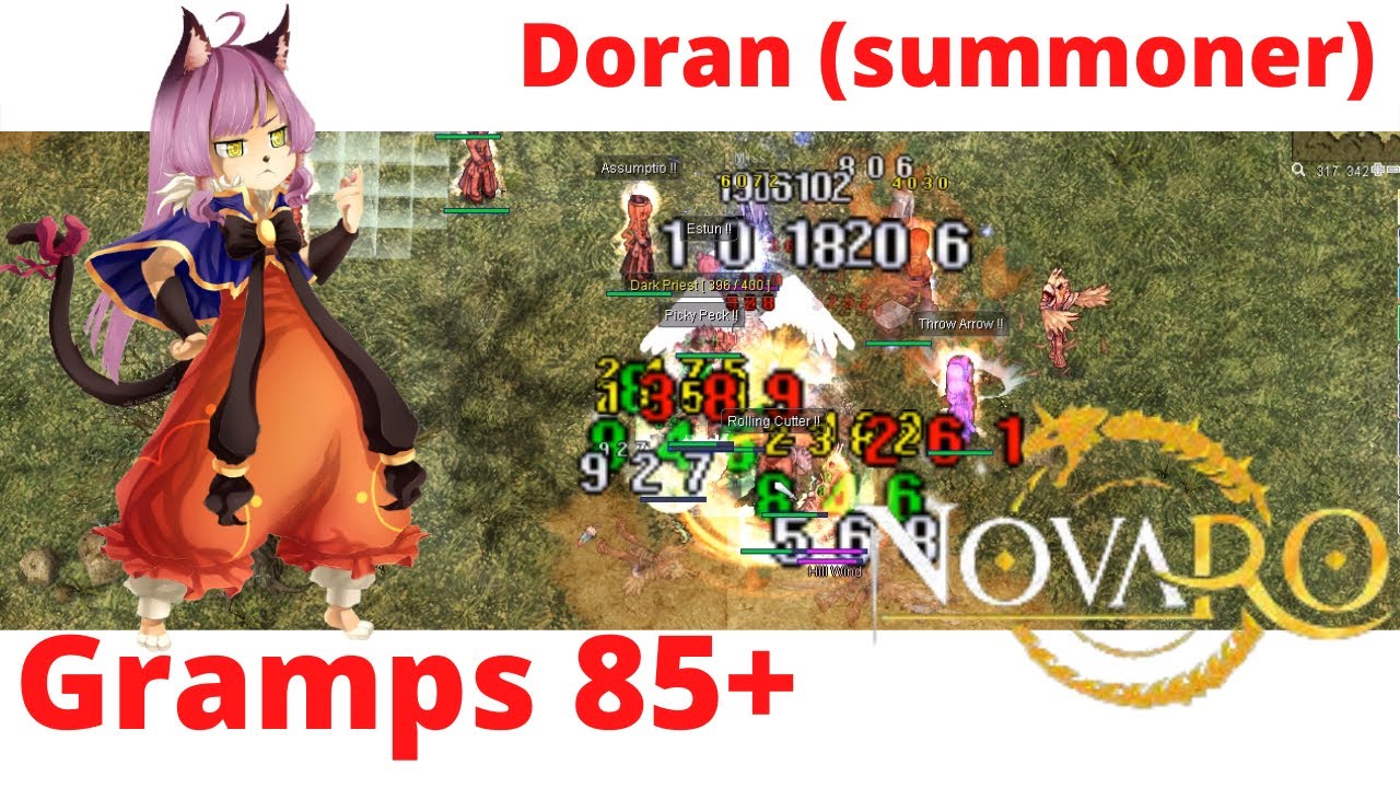 Doram de Picky Peck Gramps 85+ #01 Ragnarok Online (NovaRO) - YouTube