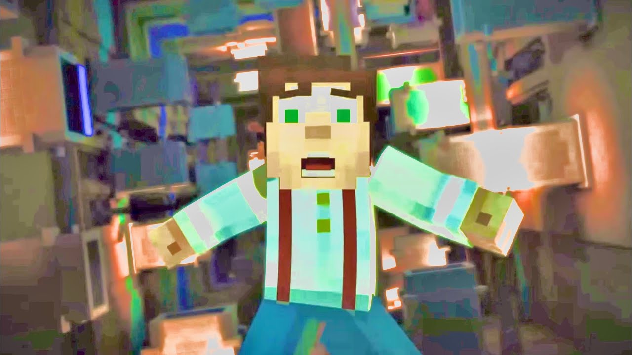 Minecraft: Story Mode | Jesse screaming Compilation - YouTube