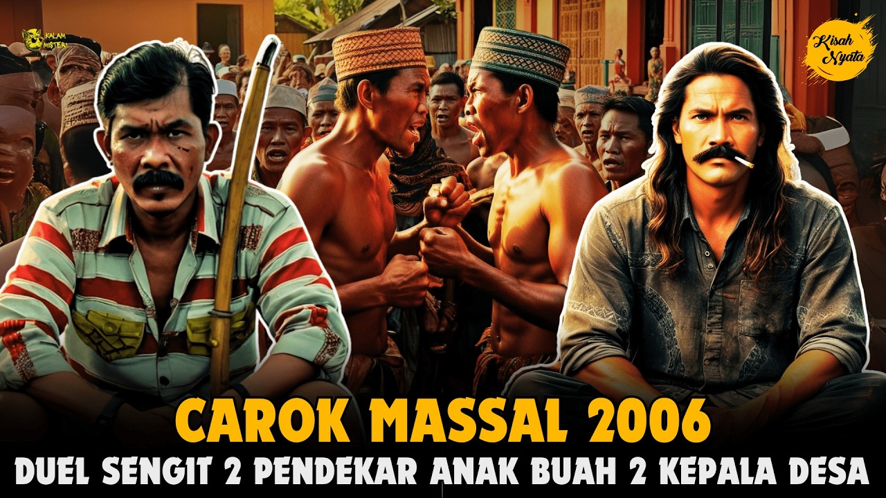 CAROK MASSAL TERSADIS 2006 - 2 Kepala Desa Saling Bacok Dengan Ratusan ...