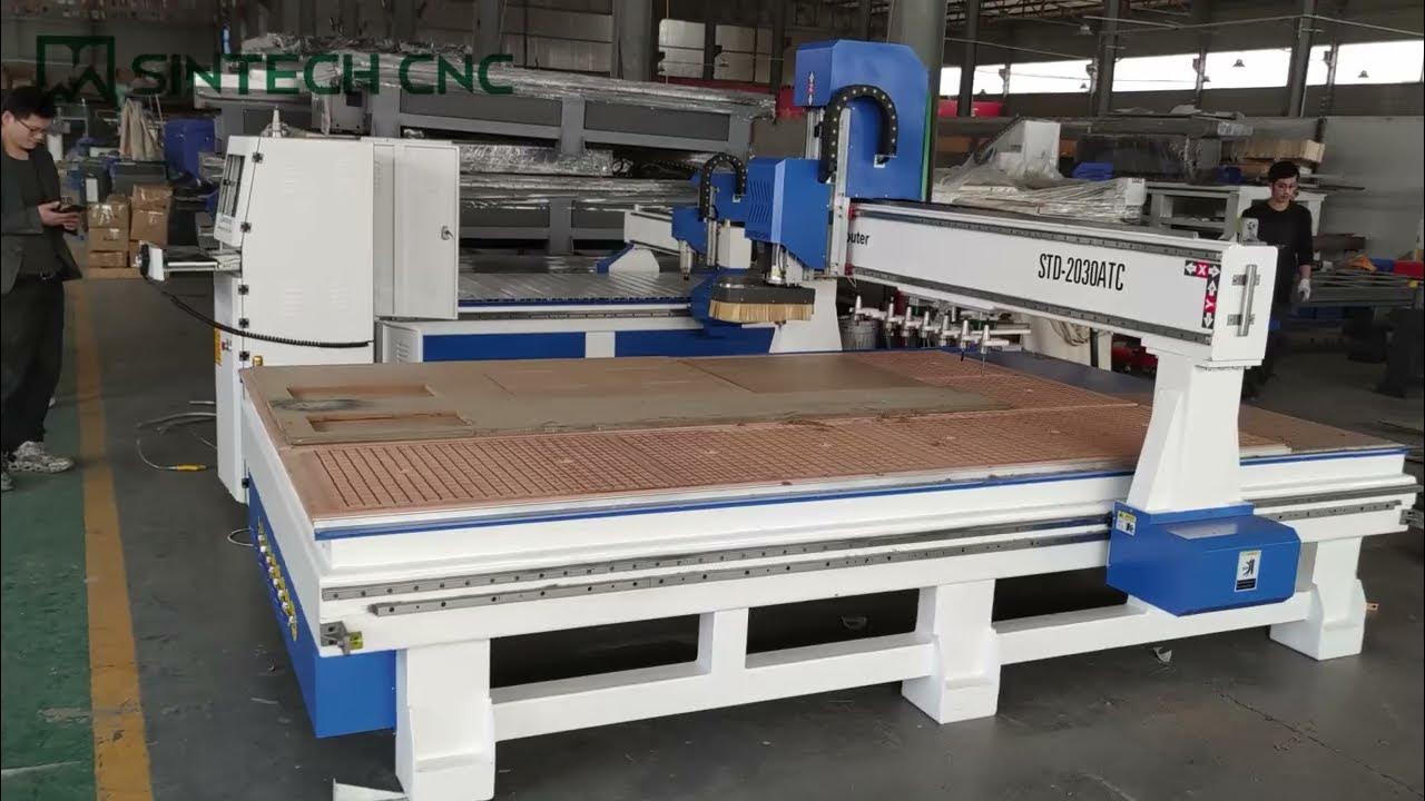STD-2030 ATC CNC Router ( LNC MW2200 Controller) - YouTube