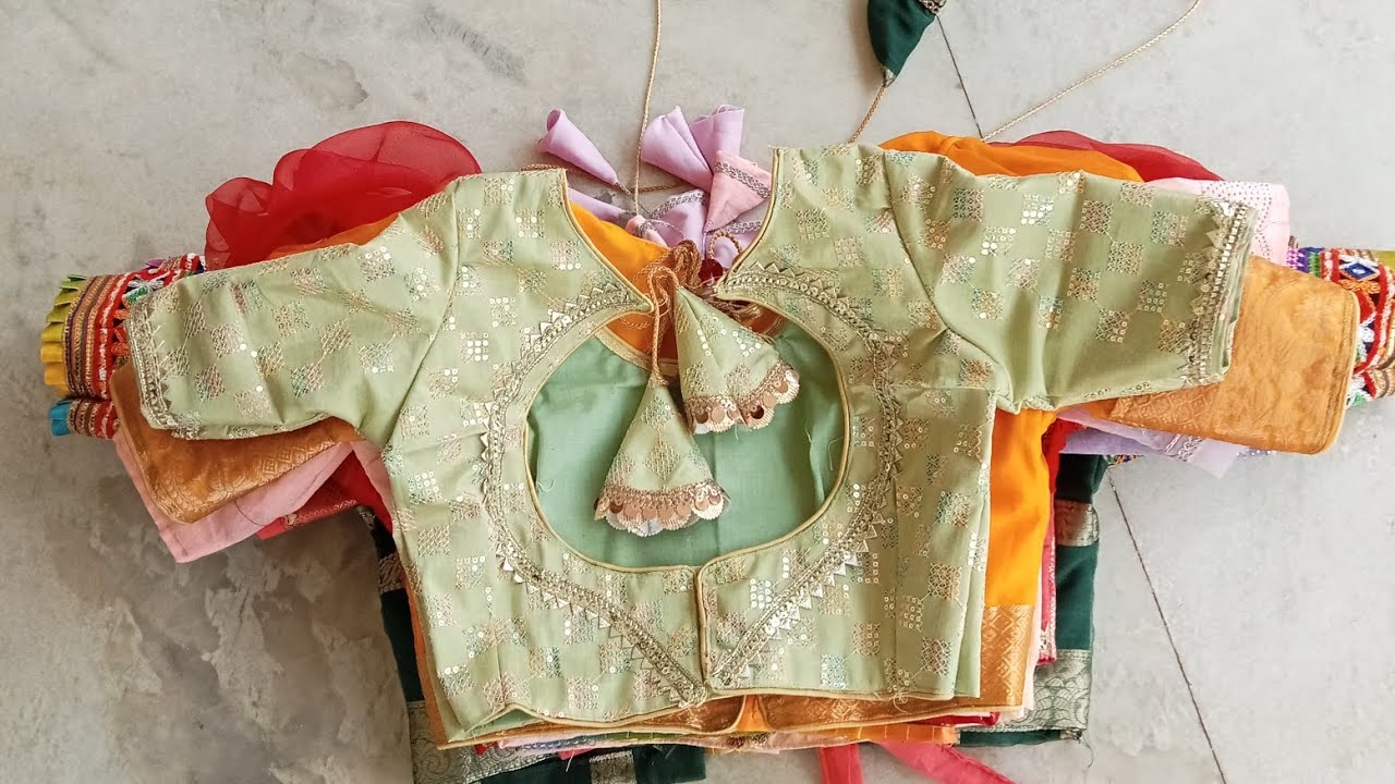 botnek blouse designs #video #trending #back neck blouse designs # ...