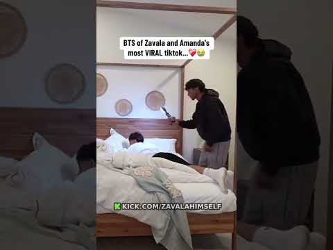 BTS of Zavala and Amanda's most VIRAL tiktok... ❤️‍🩹😭 #zavala