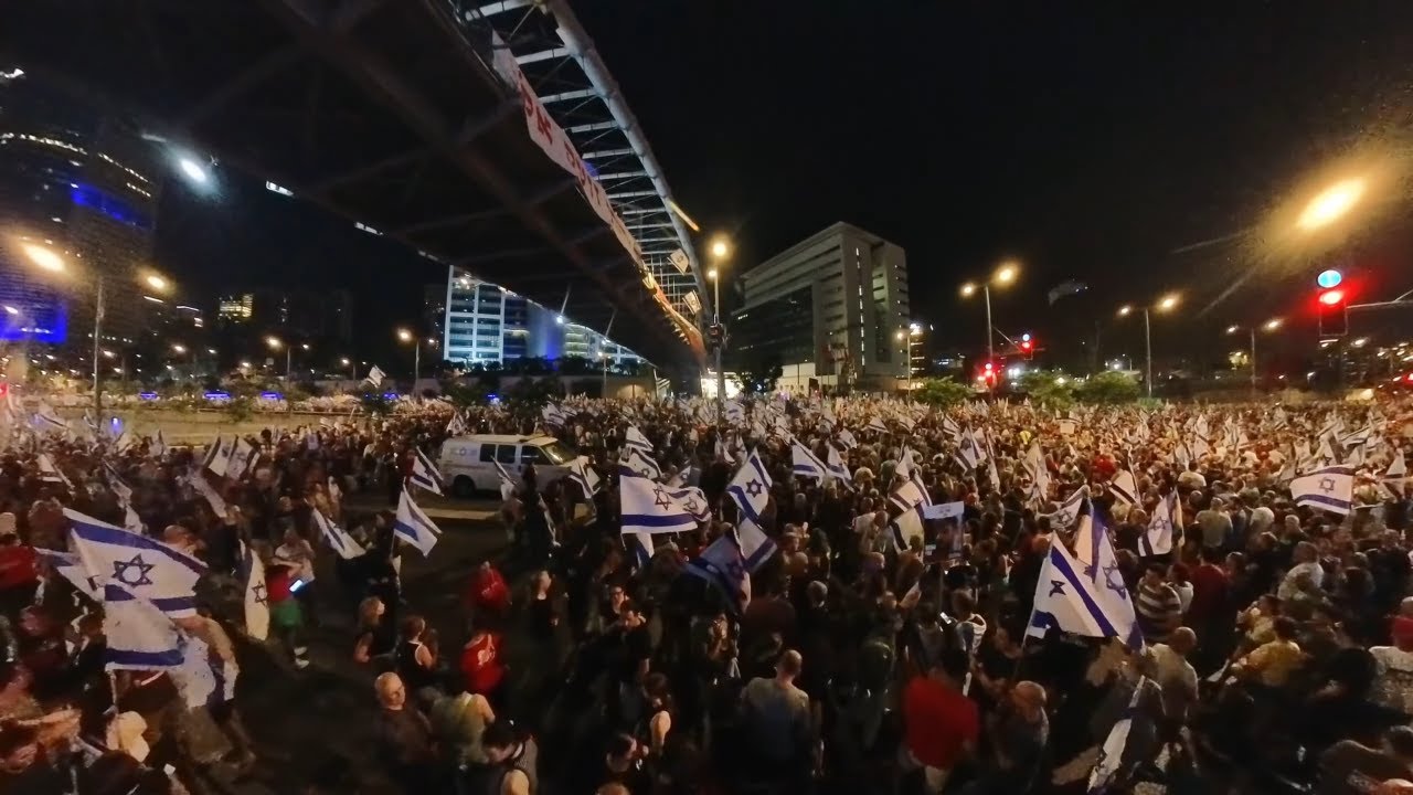 Day 9 Clip 11 - Destiny & Lonerbox Attend a Bring Them Home Now Protest ...