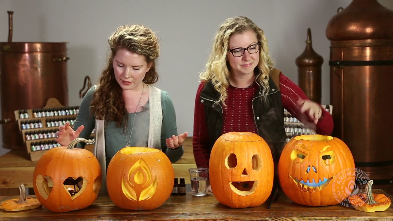 DIY Essential Oil Pumpkin Diffuser - YouTube