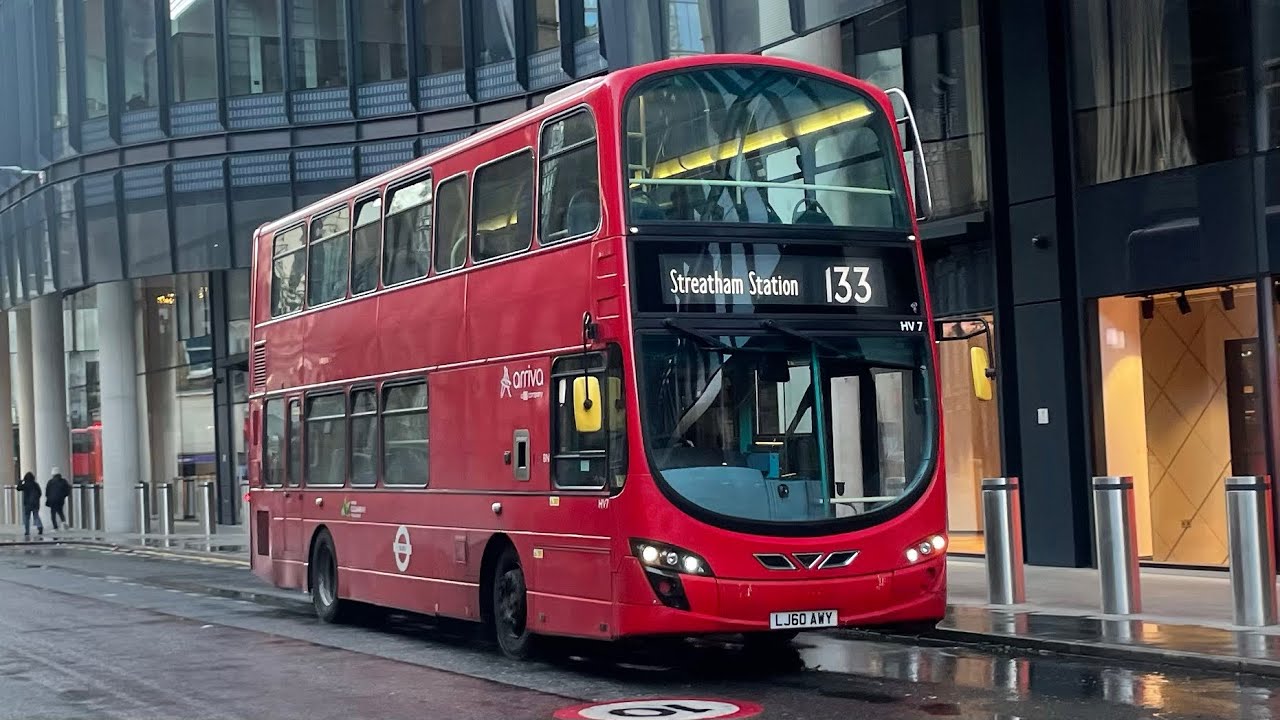 Brixton Based LJ60 AWY HV7 leaves Kennington Station - YouTube