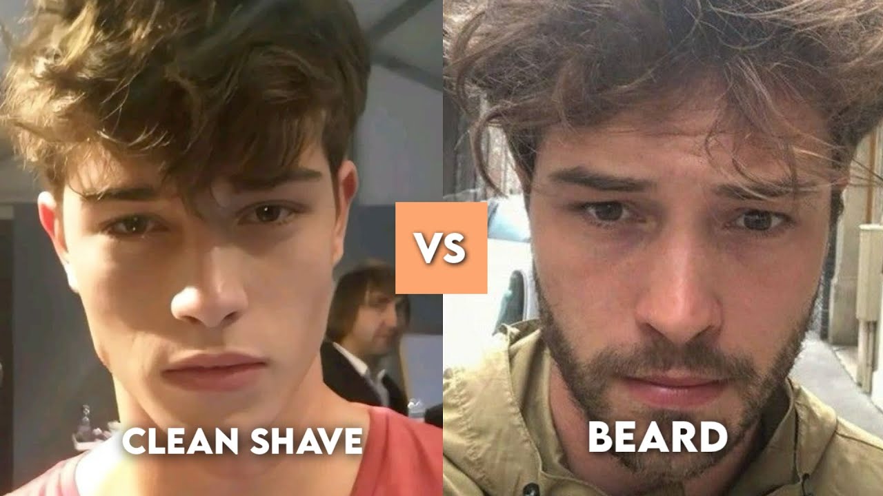 BEARD or CLEAN SHAVE which looks better - YouTube