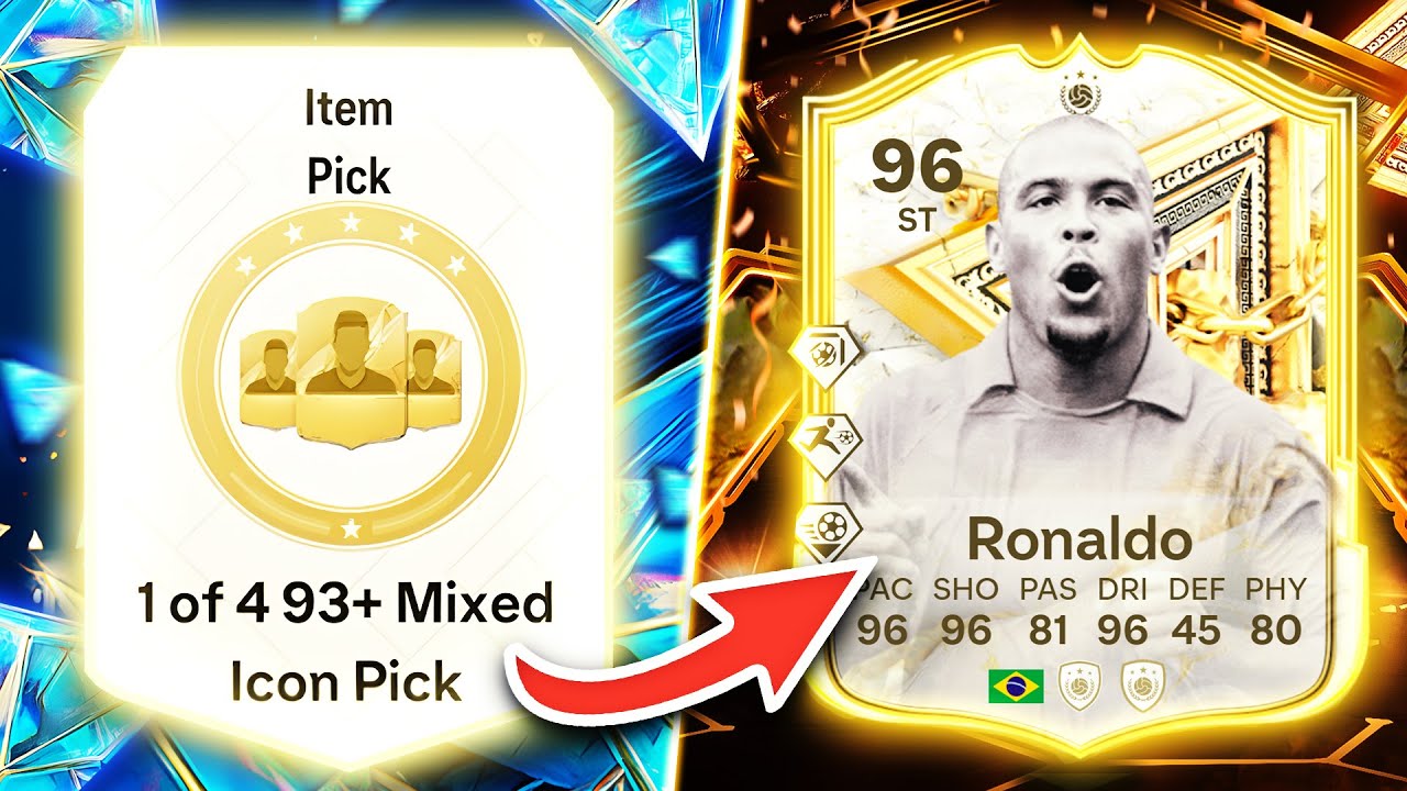 OPENING 93+ 1 OF 4 ICON PLAYER PICKS!! 🤯 FC 25 Ultimate Team - YouTube