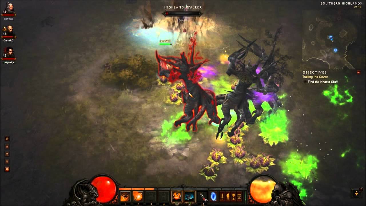 Diablo 3 Multiplayer Playthrough - Part 11 - Chamber of Queen Araneae ...